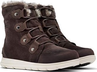 Sorel Explorer Joan Waterproof bottes dhiver imperm&eacute;ables pour femme, Marron (Blackened Brown), 37 EU