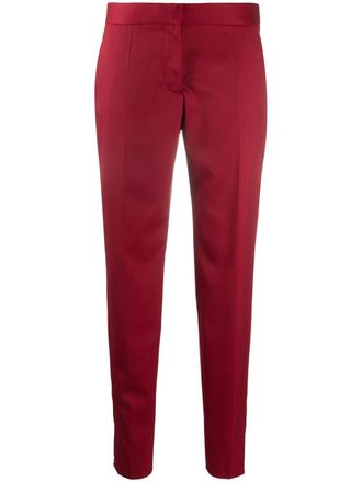 Stella McCartney pantalon de costume zipp&eacute; - Rouge