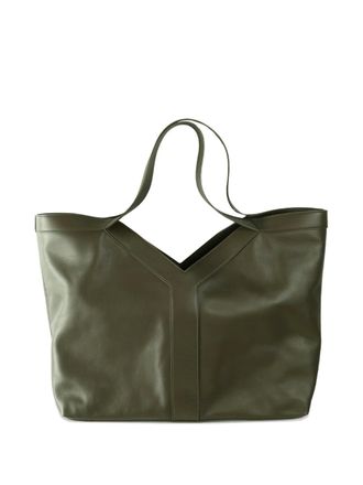 Saint Laurent sac &agrave; main en cuir - Gris