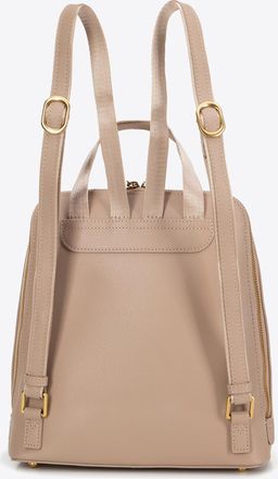 Wittchen Damen-Lederrucksack, trapezf&ouml;rmig, beige, Naturleder