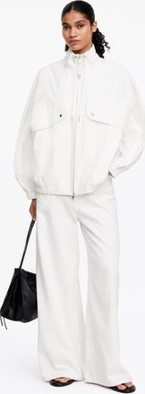 Arket Utility-Jacke Mit Kordelzug -Wei&szlig;