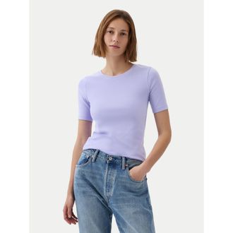 GAP T-Shirt 540635-11 Violett Slim Fit