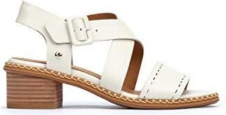 Pikolinos Sandales &agrave; Talon en Cuir BLANES pour Femme Colour NATA