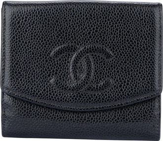 Chanel Portemonnaie - Chanel Black Caviar Leather CC Wallet - Gr. unisize - in Bunt - für Damen