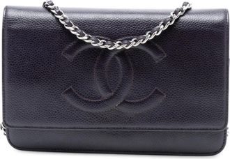 Chanel Hobo Bags - CC Caviar Wallet On Chain - Gr. unisize - in Orange - f&uuml;r Damen