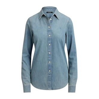 Ralph Lauren Femme, Blouses et Chemises, Bleu, Taille: 40 FR Chemise en jean