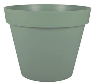 Eda Pot de Fleur Rond Toscane &Oslash; 60 cm - Volume 76 L - &Oslash; 59 x H.47 cm - Vert Laurier