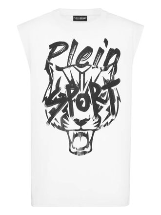 Plein Sport d&eacute;bardeur &agrave; imprim&eacute; graphique - Blanc