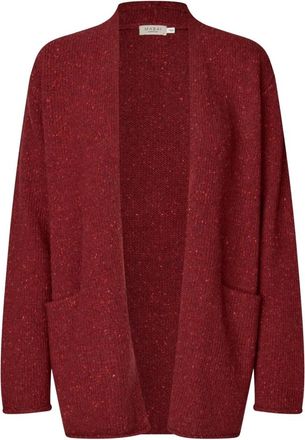 Masai Cardigan en Laine Lonny - Femme - Pulls - Rouge - Taille: 38 FR