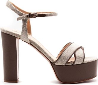 Roberto Festa Milano Femme, Chaussures, Beige, Taille: 40 EU Luanda Sandal