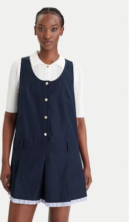 Tommy Jeans Kleid f&uuml;r den Alltag DW0DW22759 Dunkelblau Regular Fit