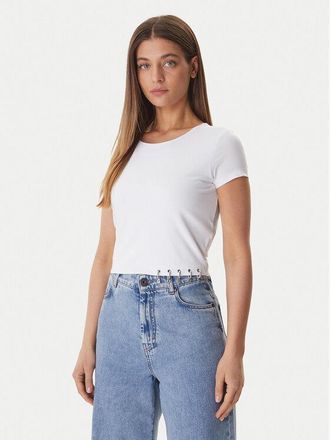 Guess T-Shirt W6GP11 K2933 Wei&szlig; Regular Fit