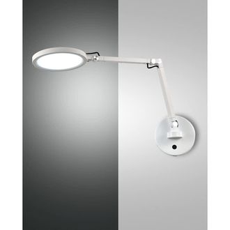 Fabas Luce LED Wandleuchte REGINA, 1x9W, 3000-5000K, IP20, wei&szlig;