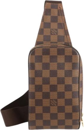 Louis Vuitton unisex, Pre-owned, Brun, Taille: ONE Size Sac bandouli&egrave;re Pre-owned en toile Damier