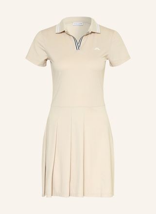 J.Lindeberg J.Lindeberg Jersey-Polokleid beige