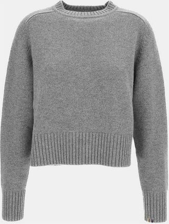 Extreme Cashmere Pull Col Rond - Blanc