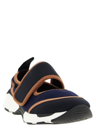 Marni Womens Blue Polyamide Low Top Sneakers