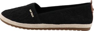 Tom Tailor Tom Tailor Damen 7490090015 Flacher Slipper, Black, 36 EU