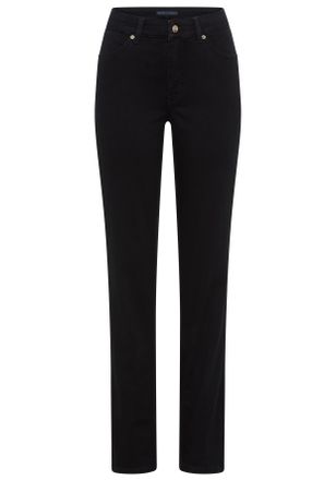 MAC Broeken Slim-fit-Jeans MAC MELANIE, Damen, Gr. 34, L&auml;nge 30, schwarz rinsewash, Denim/Jeans, Obermaterial: 90% Baumwolle, 8% Polyester, 2% Elasthan, unifarben