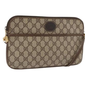 Gucci Sac bandouli&egrave;re vintage Pre-owned - Femme - Pre-owned - Beige - Taille: ONE Size
