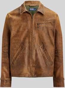 Polo Ralph Lauren Regular Fit Bomberjacke aus Schafsleder