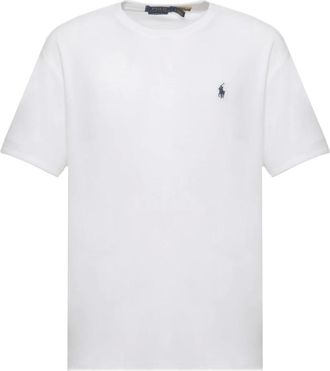 Ralph Lauren Homme, Tops, Blanc, Taille: M Lightweight Terry T-Shirt