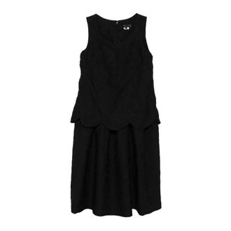 Comme Des Gar&ccedil;ons Layered Mini Dress - - Dresses - Damen - Schwarzk - S