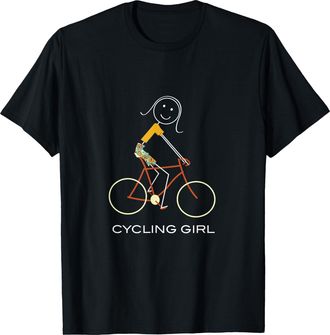 Whyitsme Design Lustiges Damenradfahren, M&auml;dchenradfahren T-Shirt