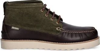 Barbour bottes en daim à empiècements - Vert