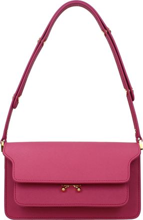 Marni Femmes Sacs &agrave; bandouli&egrave;re en cuir fuchsia