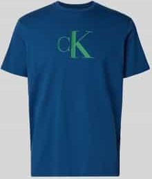 Calvin Klein Jeans Regular Fit T-Shirt aus reiner Baumwolle mit Logo-Print