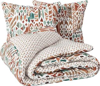 Atmosphera Atmosphera - Bedruckte bettw&auml;sche Ikat 240x220cm