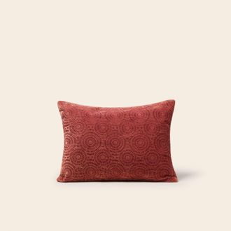 Madura Housse De Coussin Solaya Terre rouge - ROUGE