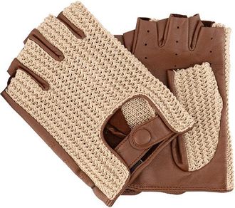 Roeckl Herren Autofahrer-Handschuhe braun Nappa