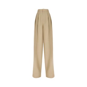 Saint Laurent Pantaloni - - Trousers - Damen - Beige - S