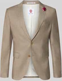 CG - Club of Gents Slim Fit 2-Knopf-Sakko aus Schurwoll-Elasthan-Mix