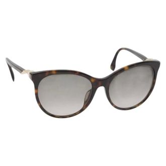 Fendi Lunettes de soleil en plastique Pre-owned - Femme - Pre-owned - Brun - Taille: ONE Size