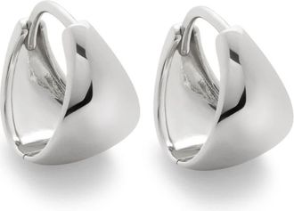 Monica Vinader Tapered Ohrringe - Silber