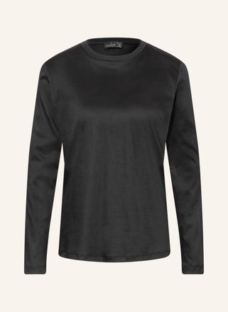 van Laack Van Laack Longsleeve Vl-Mella-pb1 Mit Schmucksteinen schwarz