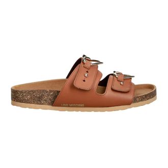 Love Moschino Sliders - - Shoes - Damen - Braun - 37 EU