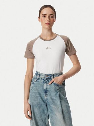 Guess T-Shirt W6YI04 K3637 Wei&szlig; Regular Fit