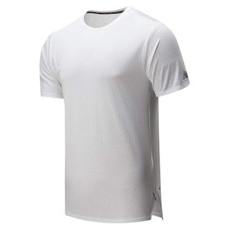 New Balance Herren Sport Essentials Cotton T-Shirt, White, XL