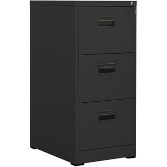 vidaXL Aktenschrank Anthrazit 46x62x102,5 cm Stahl - Vidaxl