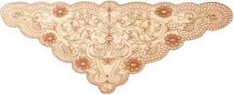 Generic Mantilla Foulard respirant en dentelle pour femme en polyester l&eacute;ger &agrave; porter au quotidien et &agrave; lext&eacute;rieur &Eacute;charpe &eacute;l&eacute;gante en dentelle confortable Po