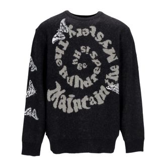 The Hundreds Spiral Sweater - - Knitwear - Herren - Schwarzk - S