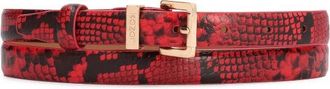 Kazar Sherry Belt - - Accessories - Damen - Rot - 100 CM