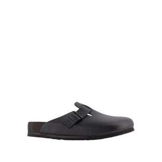Birkenstock Homme, Chaussures, Noir, Taille: 45 EU Mules en cuir noir exquis