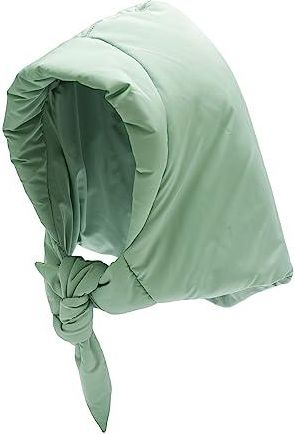 ZLYC Bonnet dhiver en duvet coupe-vent à capuche pour femme - Cagoule douce et chaude - Bonnet à tête de mort, bleu vif, Taille unique