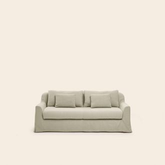 Madura Canap&eacute; 2,5 Places Claribel Barbate beige chaud - BEIGE