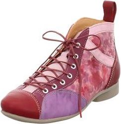 Think Damen GUAD2 chromfrei gegerbte nachhaltige Stiefelette, HIBISKUS/KOMBI 5050
